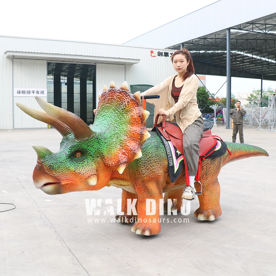 Large Shopping Malls Animatronic Dinosaur Ride for Park Walking ...