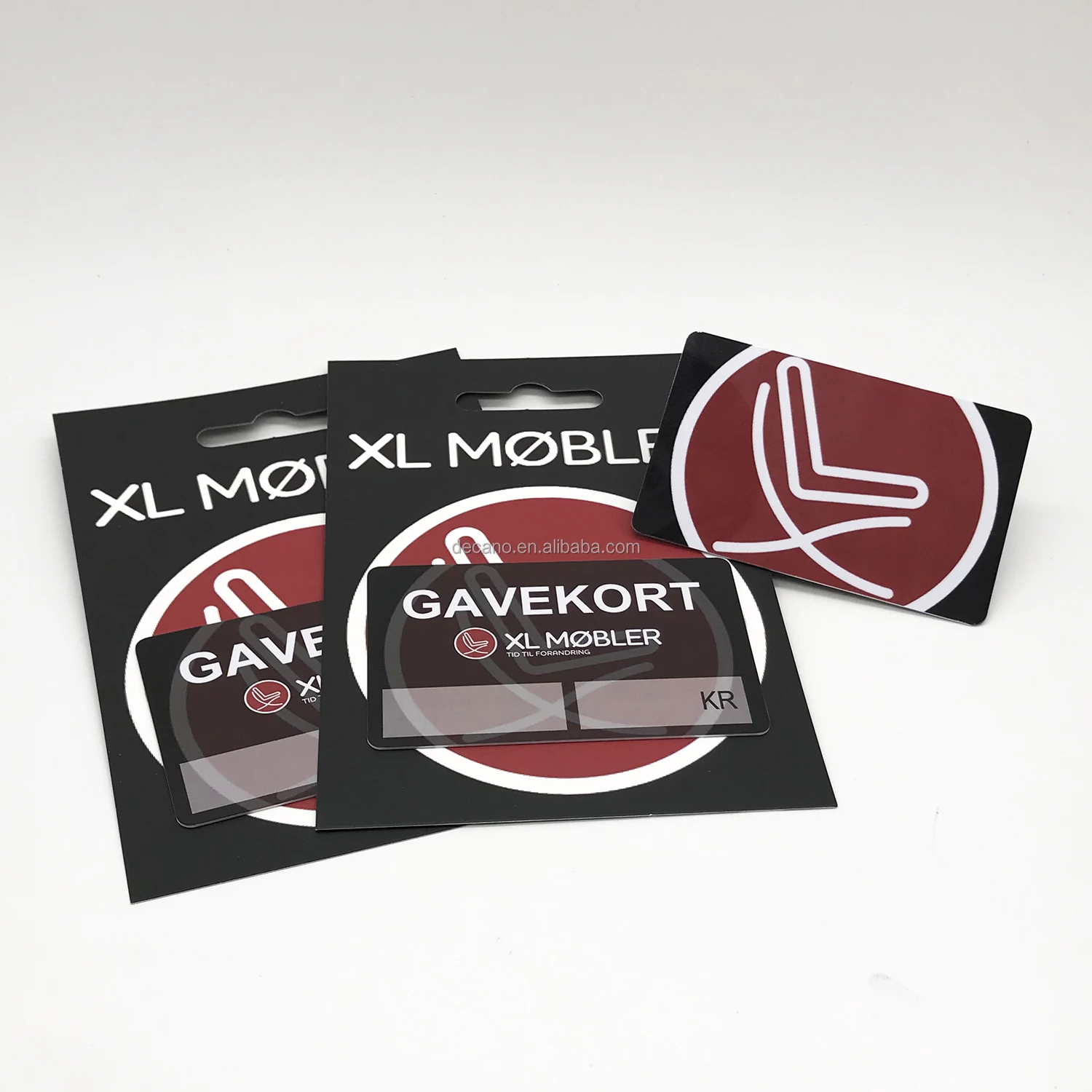 Customized PVC Gift Cards with Paper Card Holders