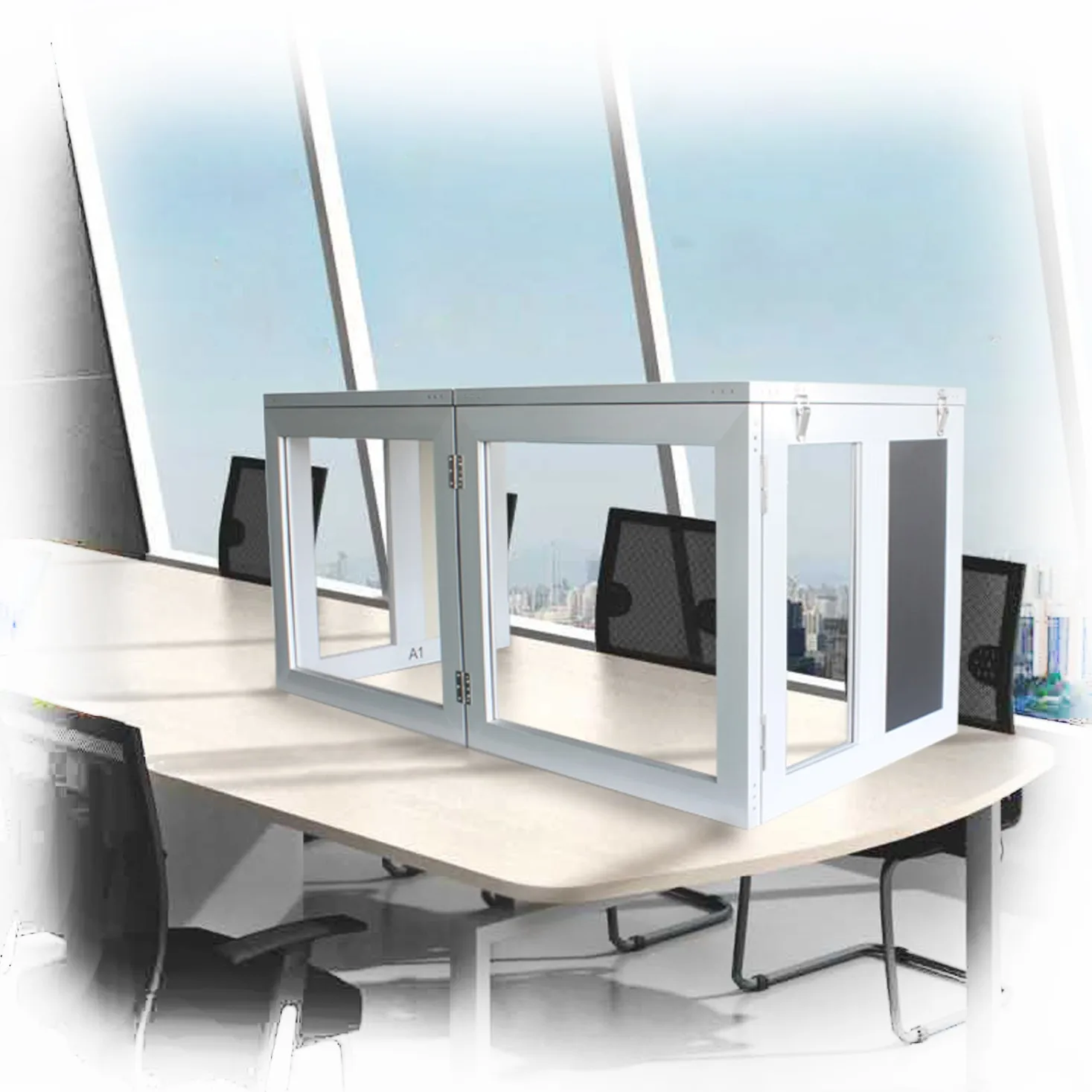 Portable Interpreter Booth Translation Cabin Table-top Booth Desk-top ...