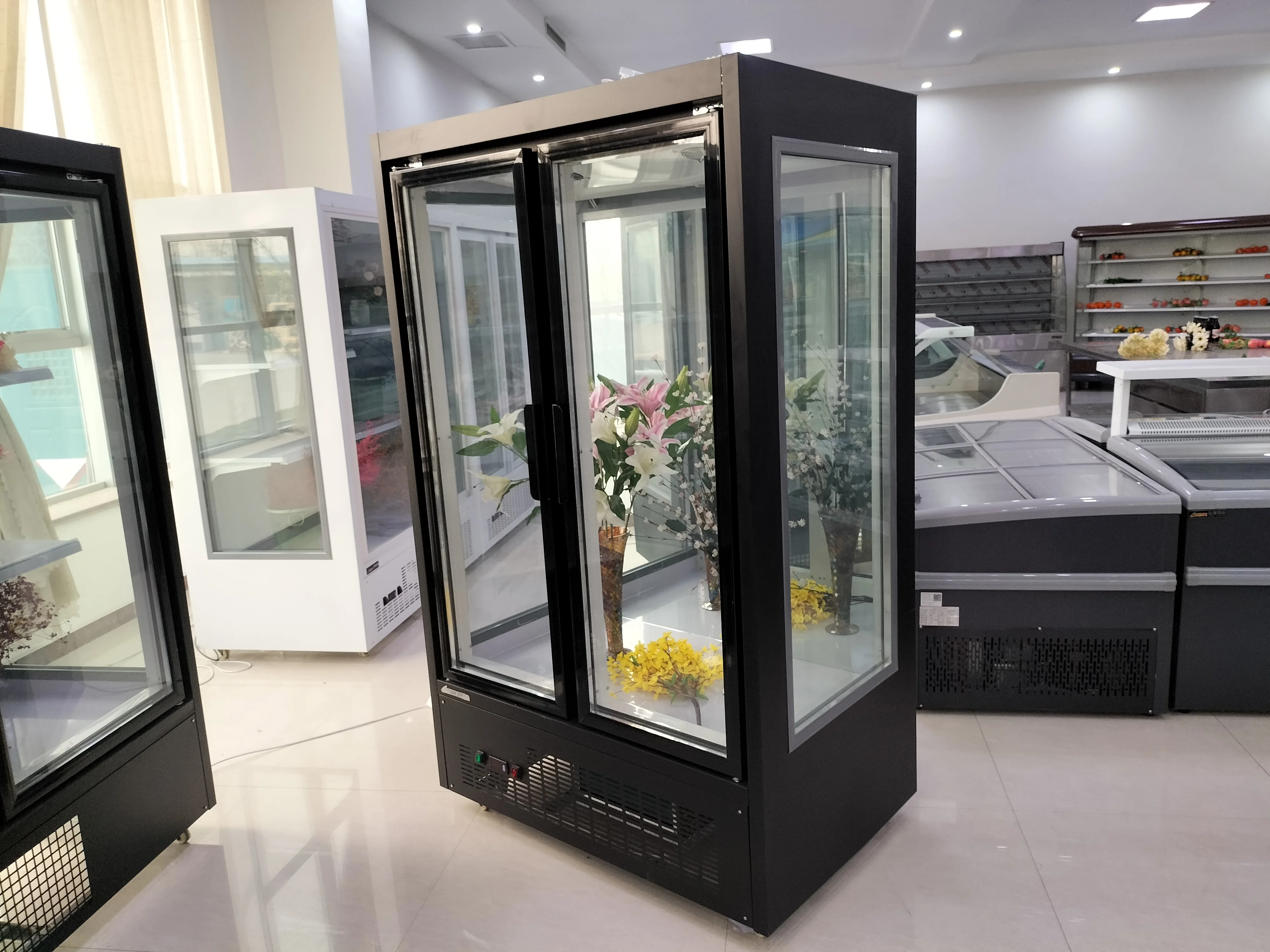 2024 Commercial Vegetable Flora Cooler Flowers 4 Doors Flower Fresh ...