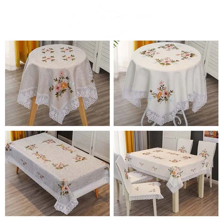 Chinese Embroidered Tablecloth - Artistic & Functional