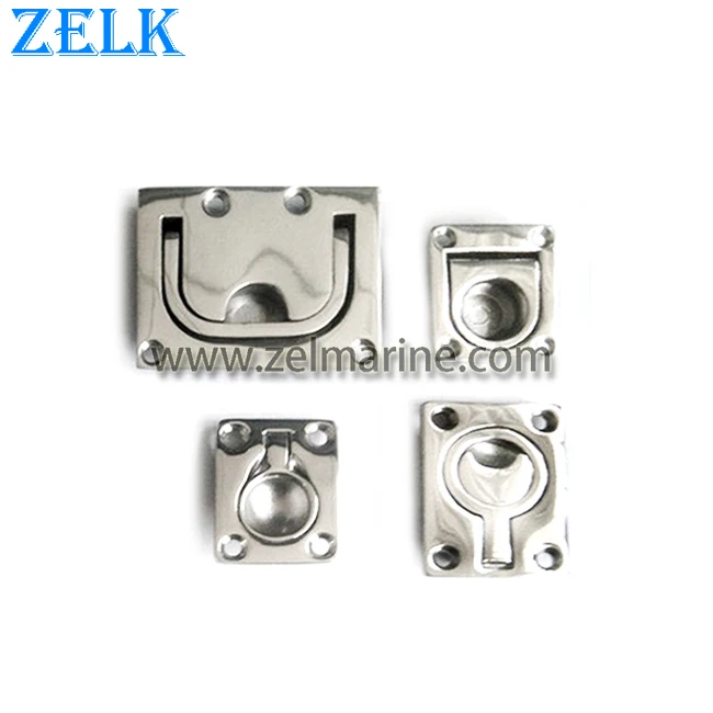 316 Grade Marine Hardware Square Lift Pull Ring Heavy Duty Flush Lift ...