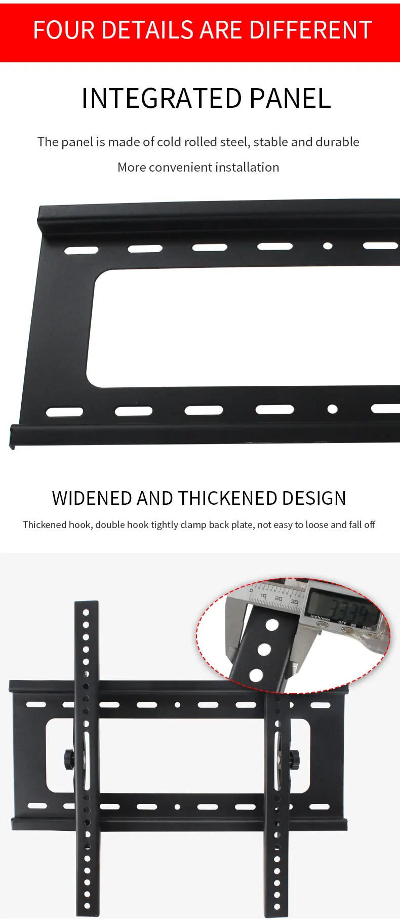 Hillport Screen Universal Vesa Tilt Stents Bracket Wall Tv Mounts ...