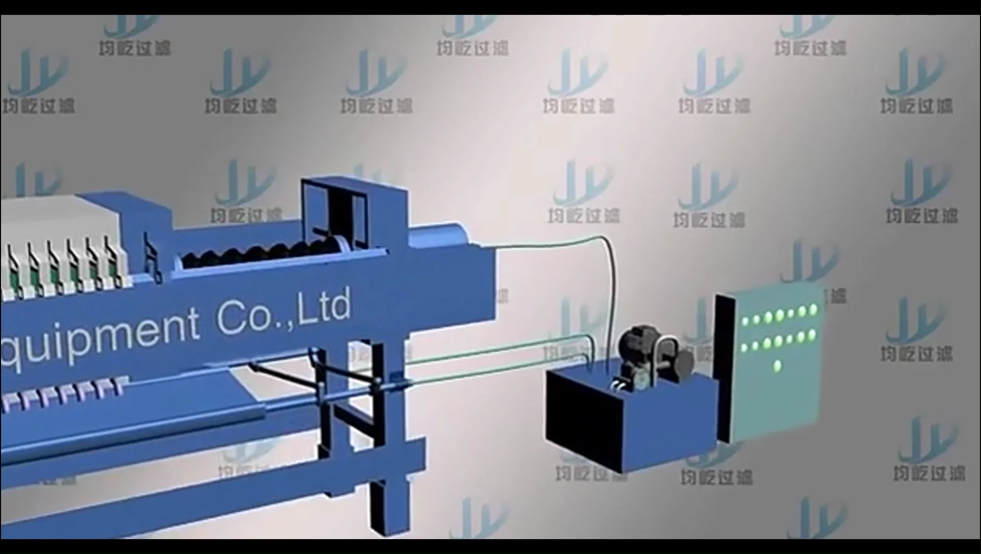 Auto Hydraulic Diaphragm Filter Press Machine For Civil Sewage Sludge ...