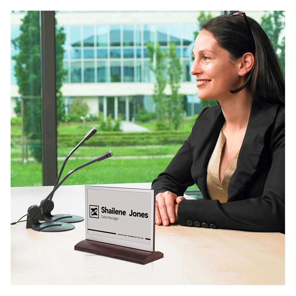 Electronic Digital Sign Table Toppers | Intelligent Desk Name Plates ...