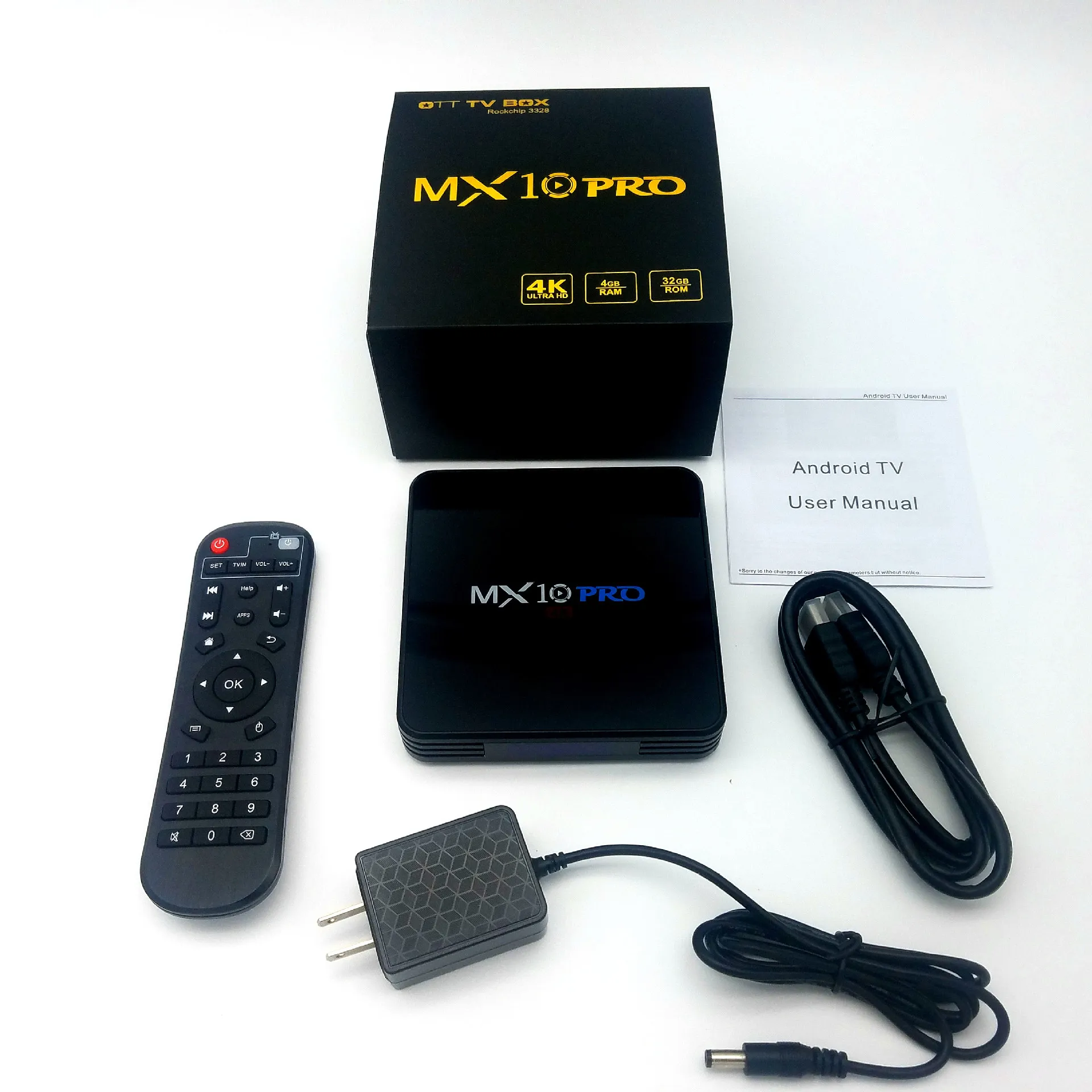 Mx10 Pro Network Set Top Box Rk3318 4k Dual Wifi With Digital Display 9 ...