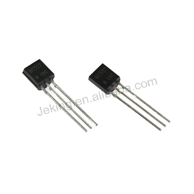 Jeking IC Chip Bipolar Junction Transistor BJT TO-92 45V 100mA PNP BC557B| Alibaba.com