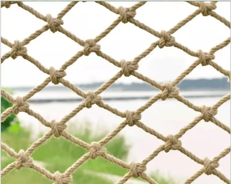 Hemp Rope Railing Stairs Netting Kids Safety Netting Manila Garden ...