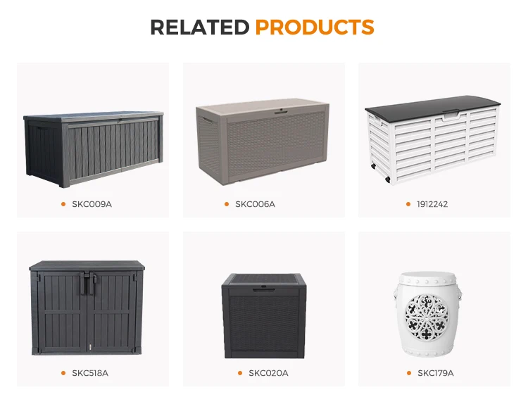 Waterproof Pool Wheelie Bin Storage Outdoor Plastic Storage Box With ...