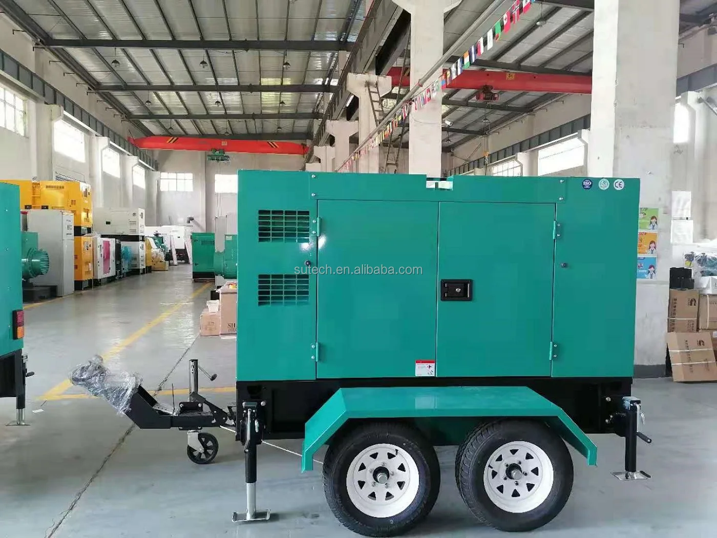 Portable Power Plant 20kva Sound Proof Electric Diesel Generator With ...
