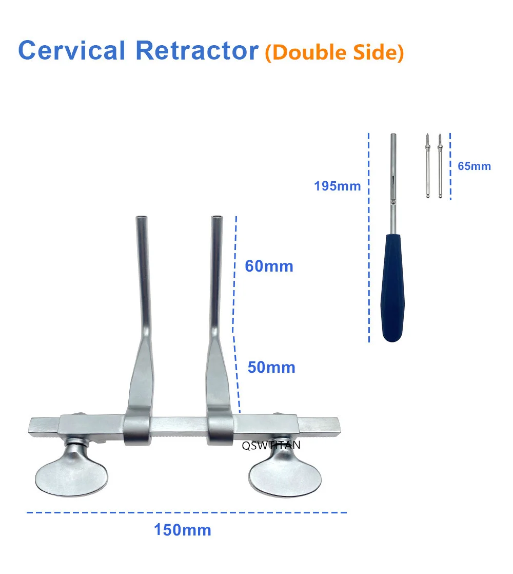 Orthopedic Cervical Distractor - Stainless Steel Instrument