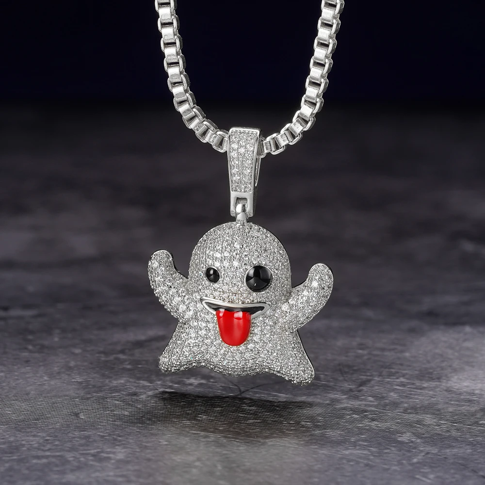Alibaba.com: 2025 Iced Out Jewelry Custom CZ Enameled Cartoon ...