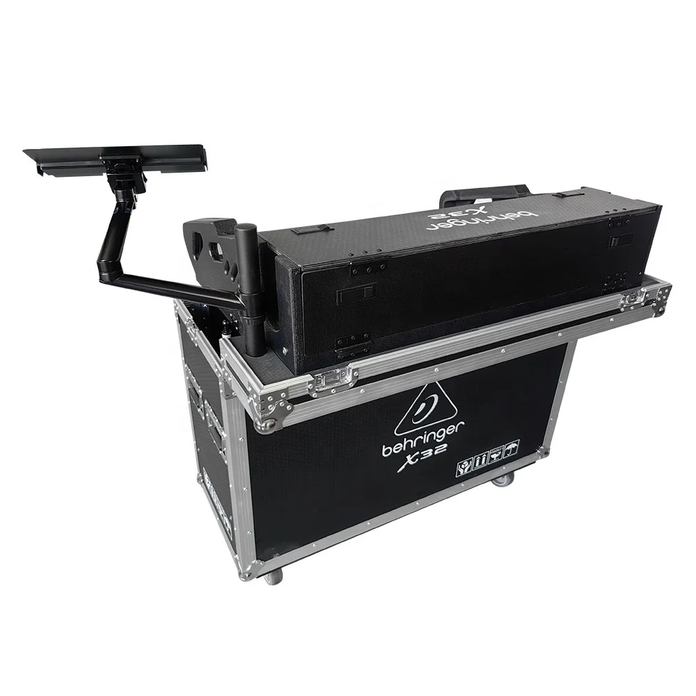 Behringer X32 Digital Mixer Hydraulic Flight Case with Laptop Stand