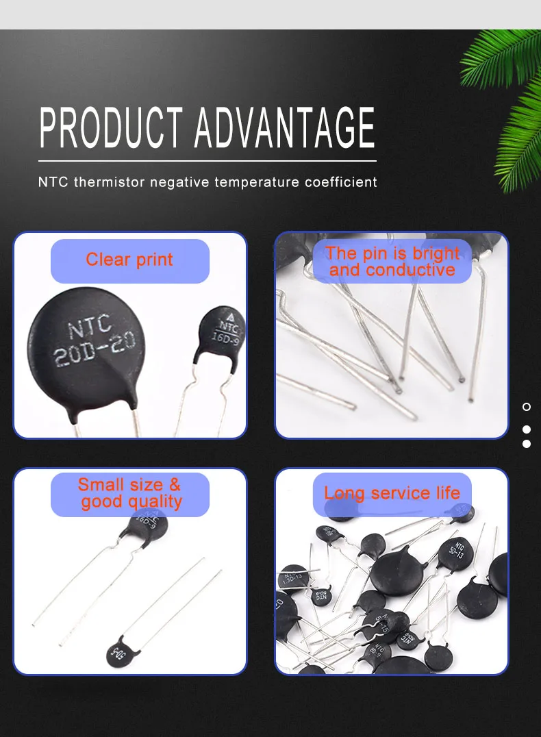 NTC Thermistor Probe Temperature Sensor 2K-200K for Washing Machines ...