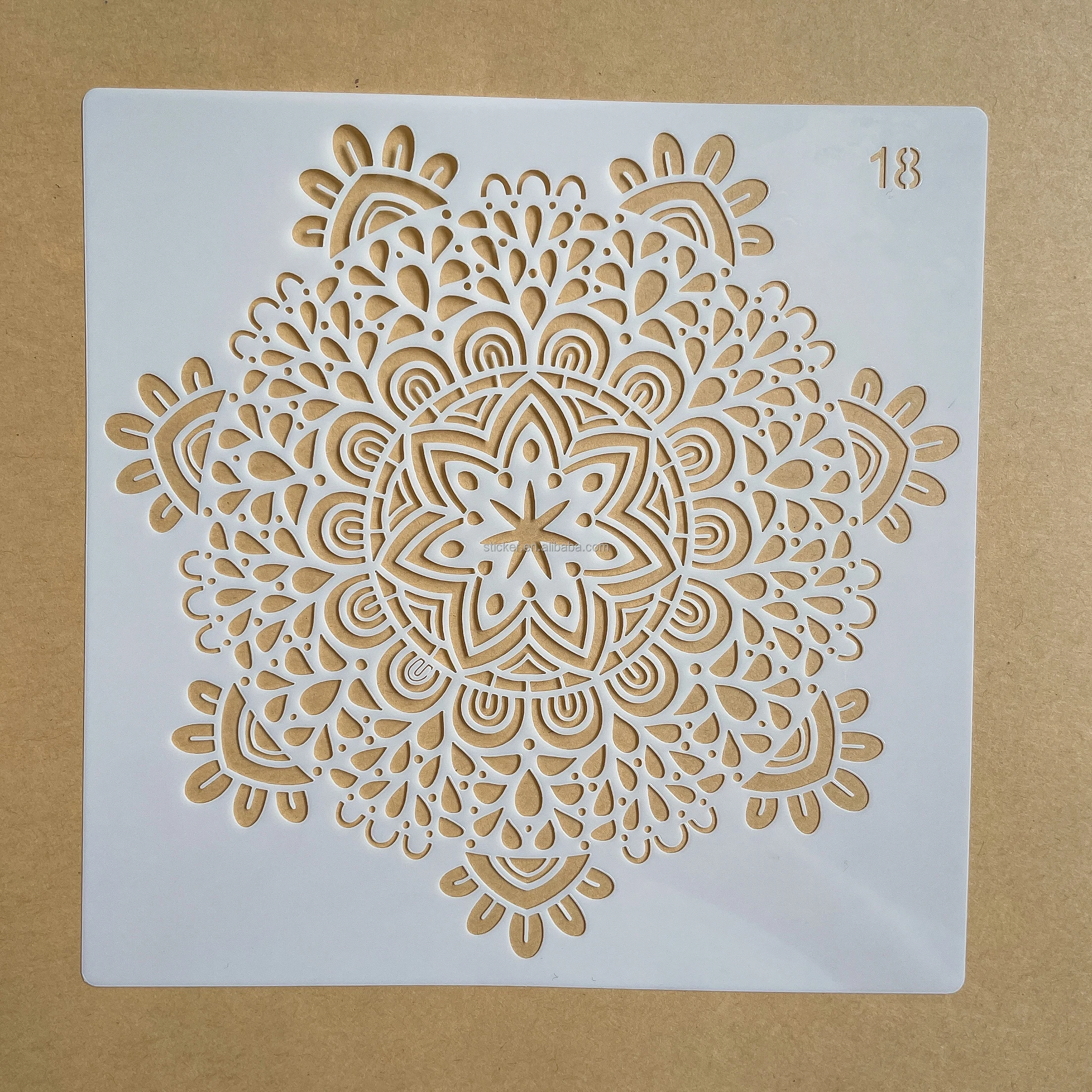 Laser Cutting Mandala Stencils for Craft and Home Decor