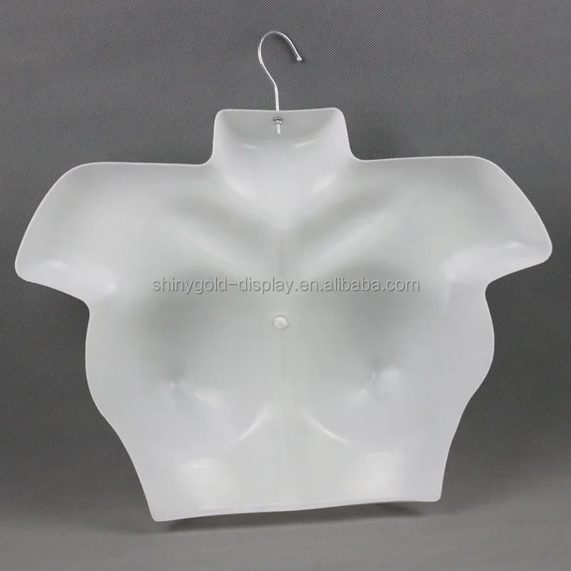 Plastic Half Body Female Mannequin Display Hanging Lingerie Model for ...