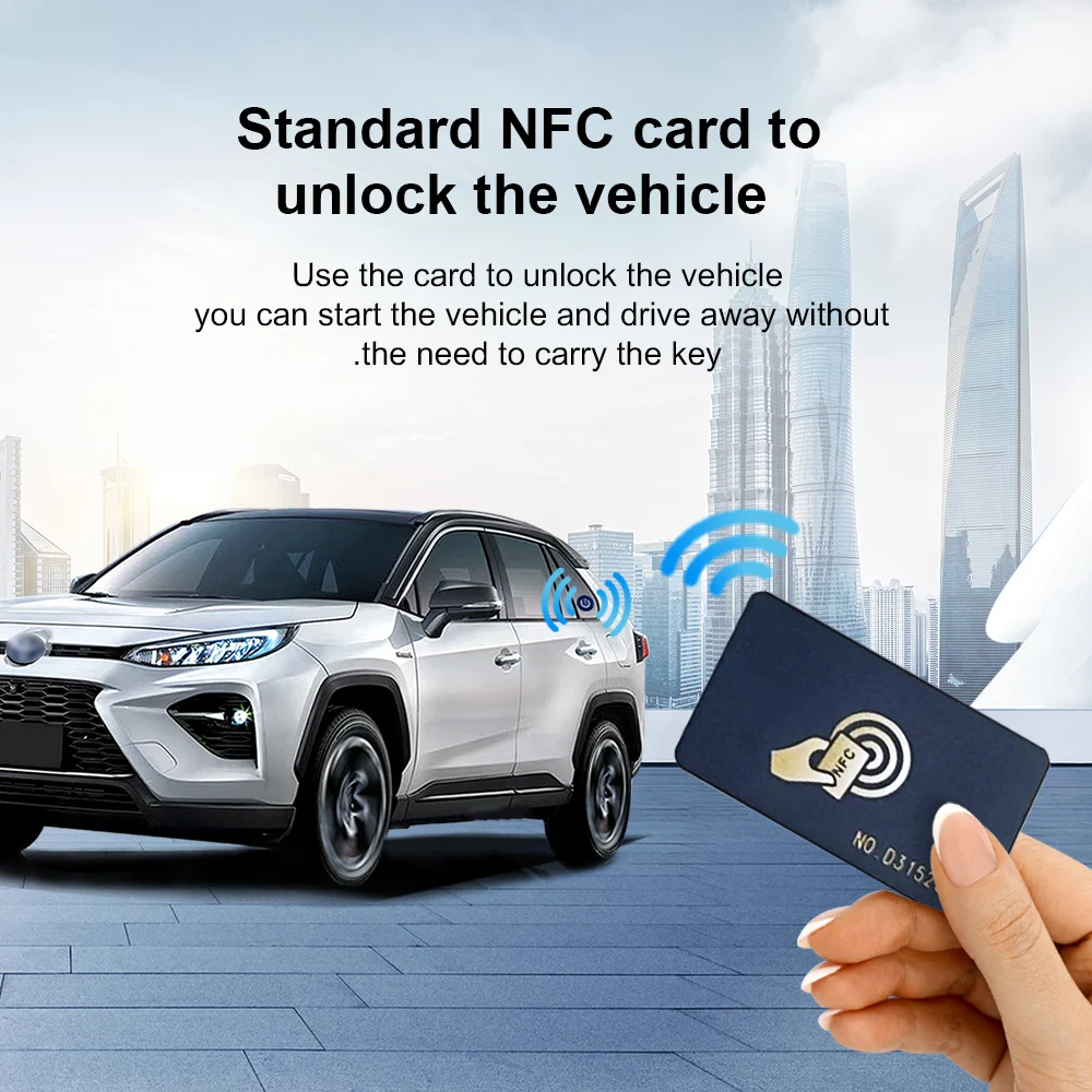 Keyless Entry Car Alarm System with PKE & Remote Start for SUVs and ...