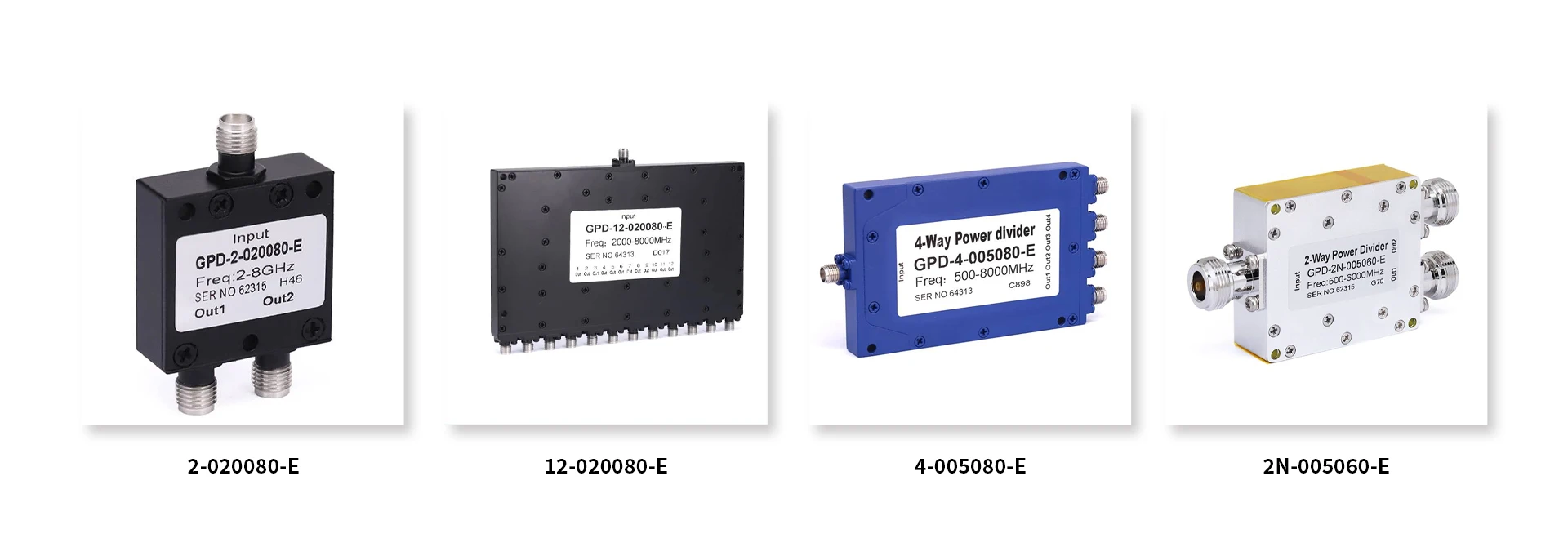 2-Way 2.92mm Power Divider for Telecom 4 GHz to 40 GHz 20 Watt Rated ...