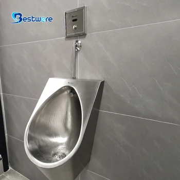 Modern Freestanding Stainless Steel Urinal Convenient Hung Design For ...