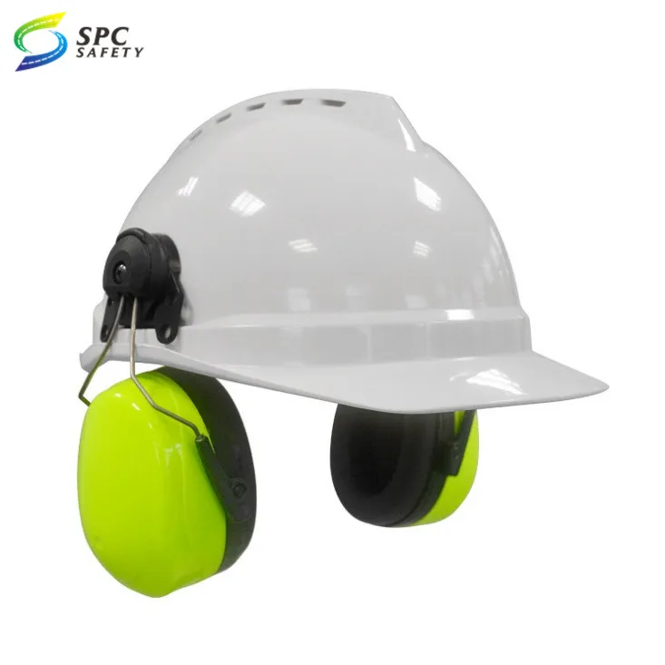 Industrial Protective Anti Noise Hearing protection Helmet Cap Mounted ...