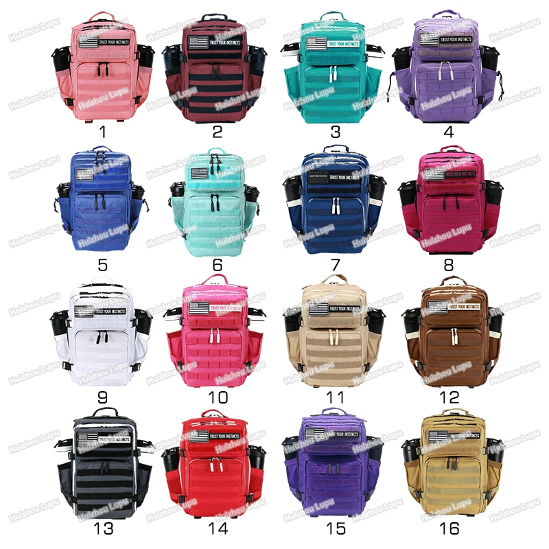 Custom Logo Waterproof Travel Fitness 35l Cyan Gym Meal Prep Backpacks ...