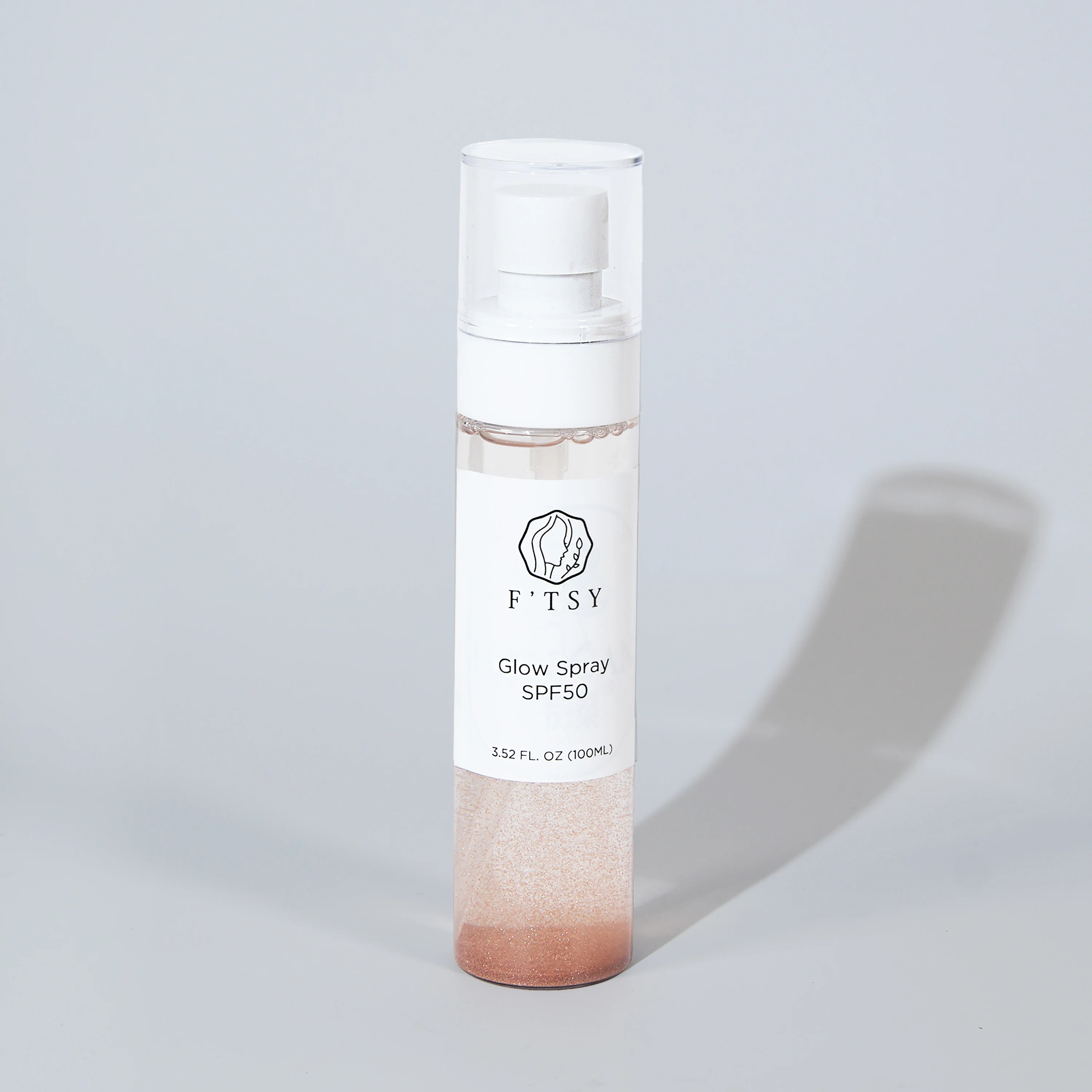 OEM SPF 50 Glow Sunscreen Spray Mist UVA UVB Sun Protection Shimmer ...