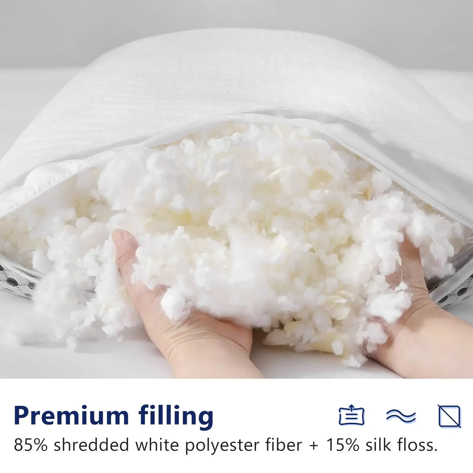 Hot Sleeper Neck And Shoulder Pain Adjustable Cube Square Supportive ...