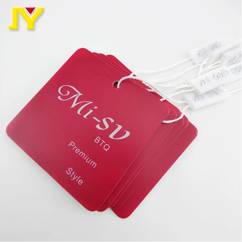 Luxury Custom Recycled Garment Labels Embossed Printing Hang Tags ...