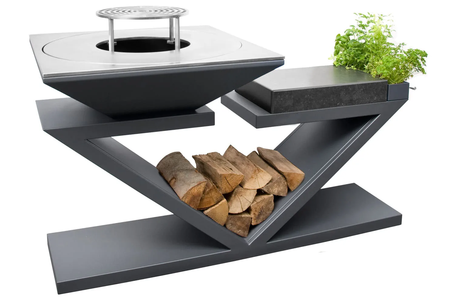 Corten BBQ - Portable Outdoor Charcoal Smoker Grills