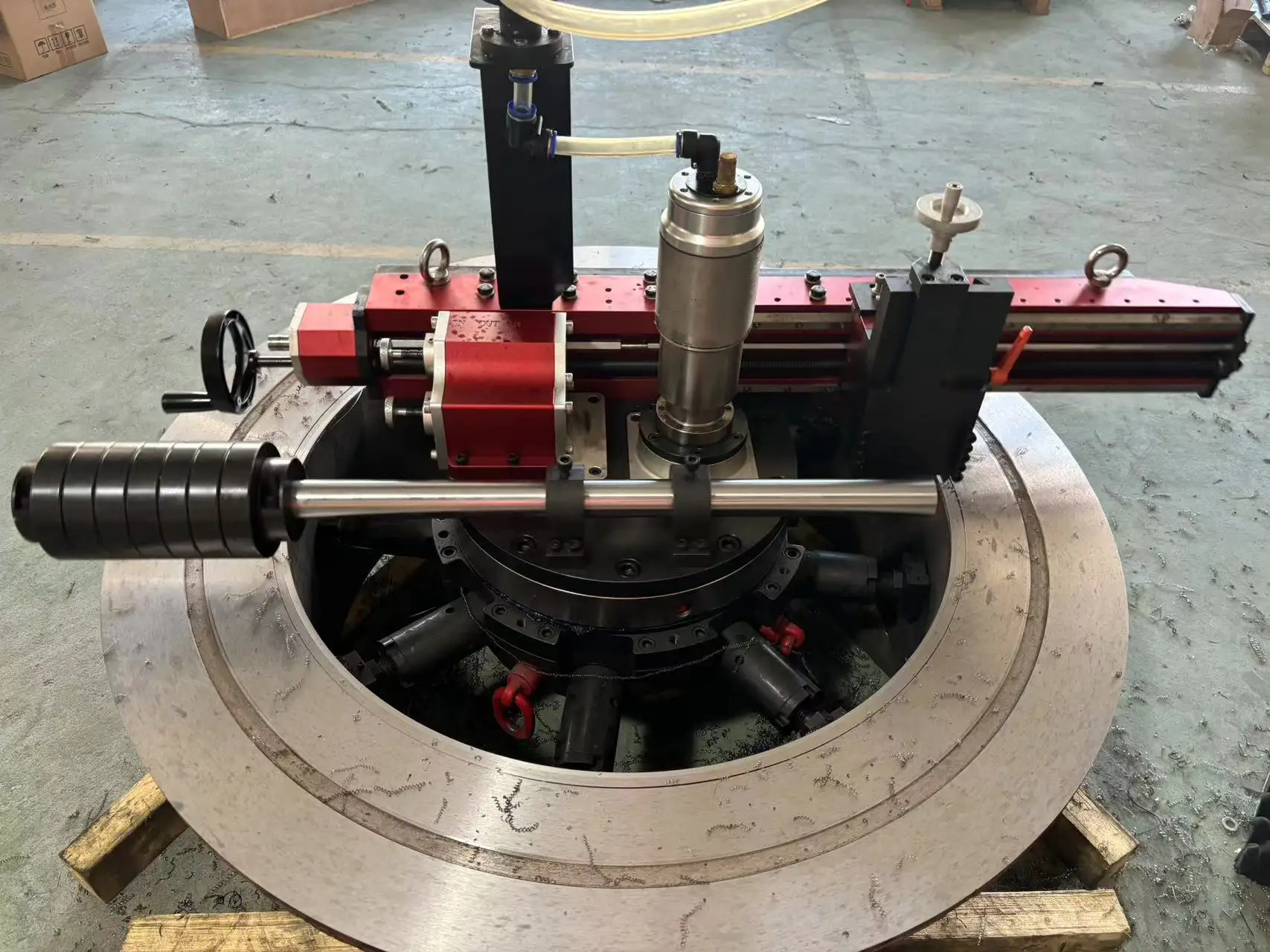 FLH- 3000 Internal Mount Large Portable Flange Facing Machine Hydraulic ...