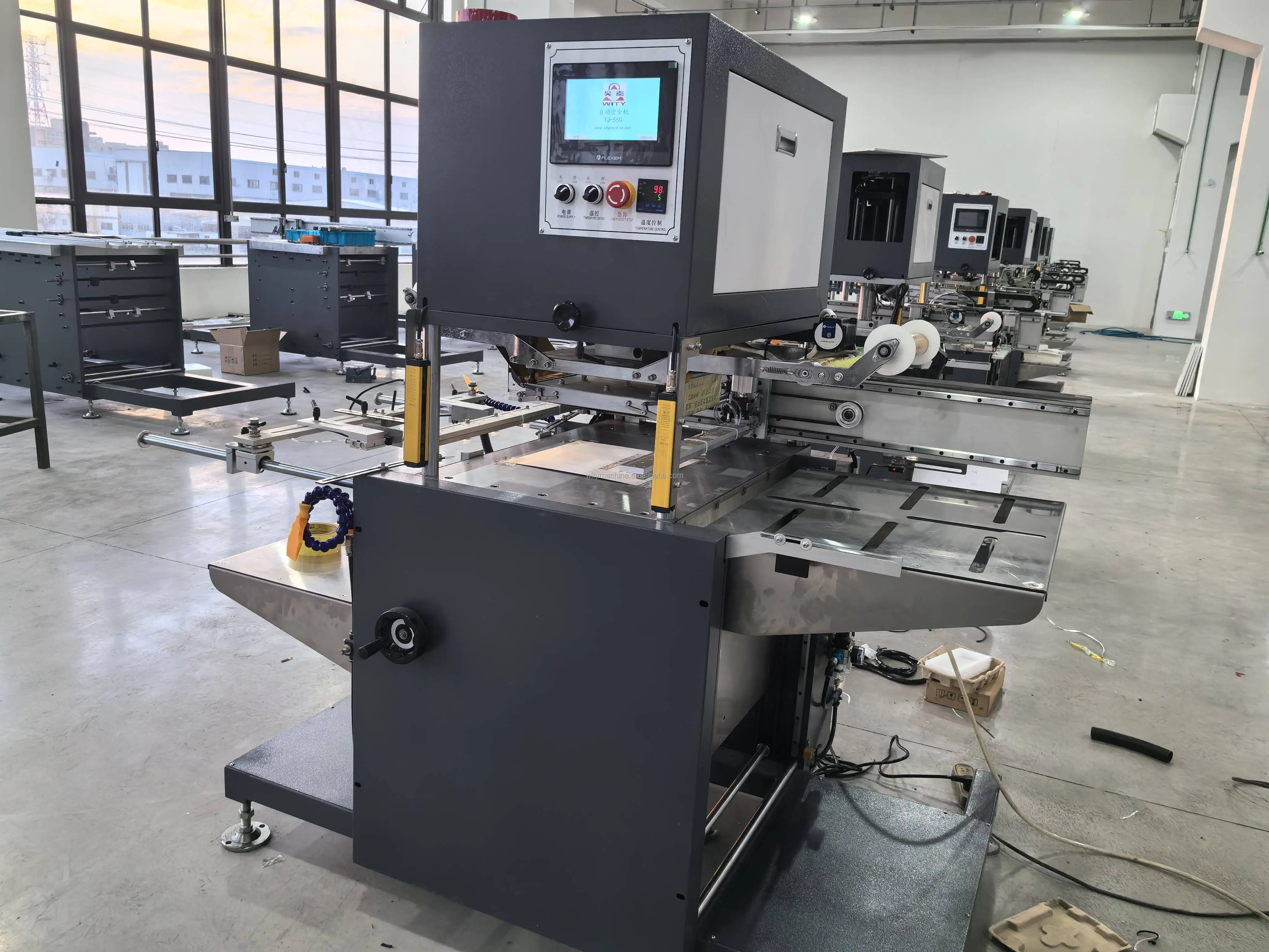 TJ550 Heavy Duty Automatic Hot Stamping Machine for Commercial Use ...