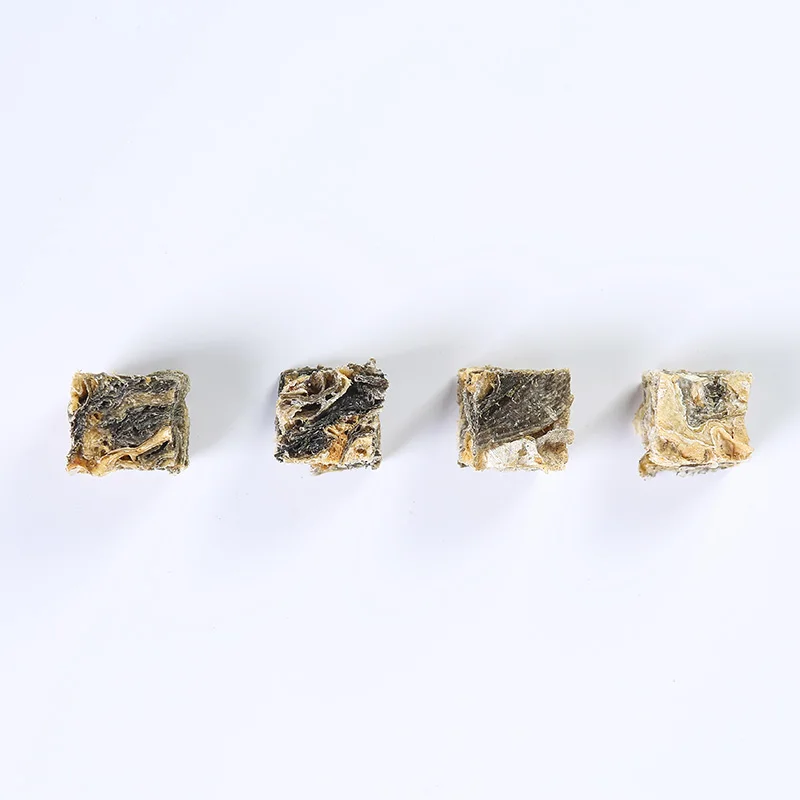 GIBO Brand Factory Wholesale Natural Dry Cod Skin Cube Dog Treats OEM ...
