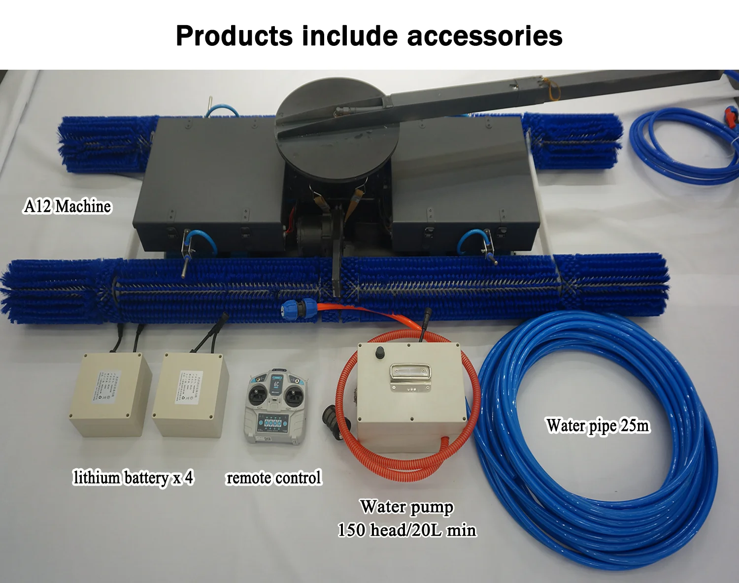 Hot Sell High-end Photovoltaic Panels Cleaning Robot Dry /water Washing ...