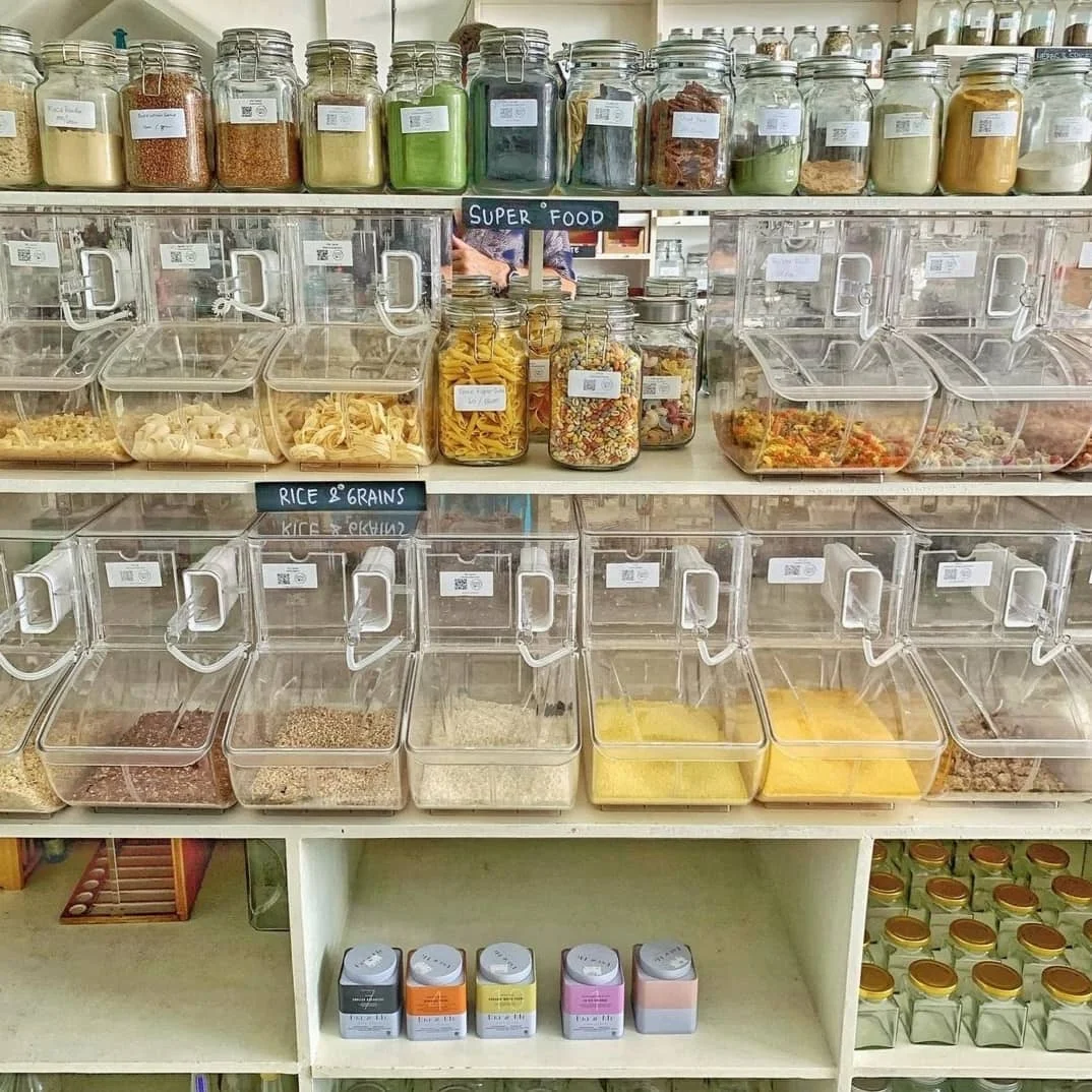 Wholesale Acrylic Box Candy Bin Scoop Bin Bulk Food Storage