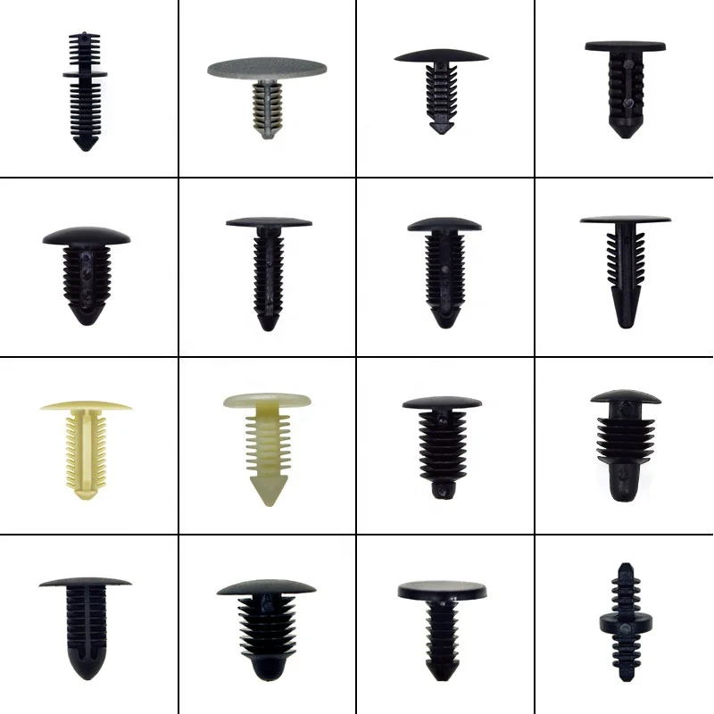 customized_Automotive Christmas Tree Moulding Clips Snap Plastic Rivets ...