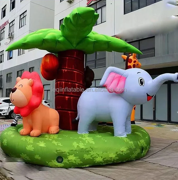 Advertising Inflatable Amusement Park Zoo,Large Inflatable Zoo Animal ...