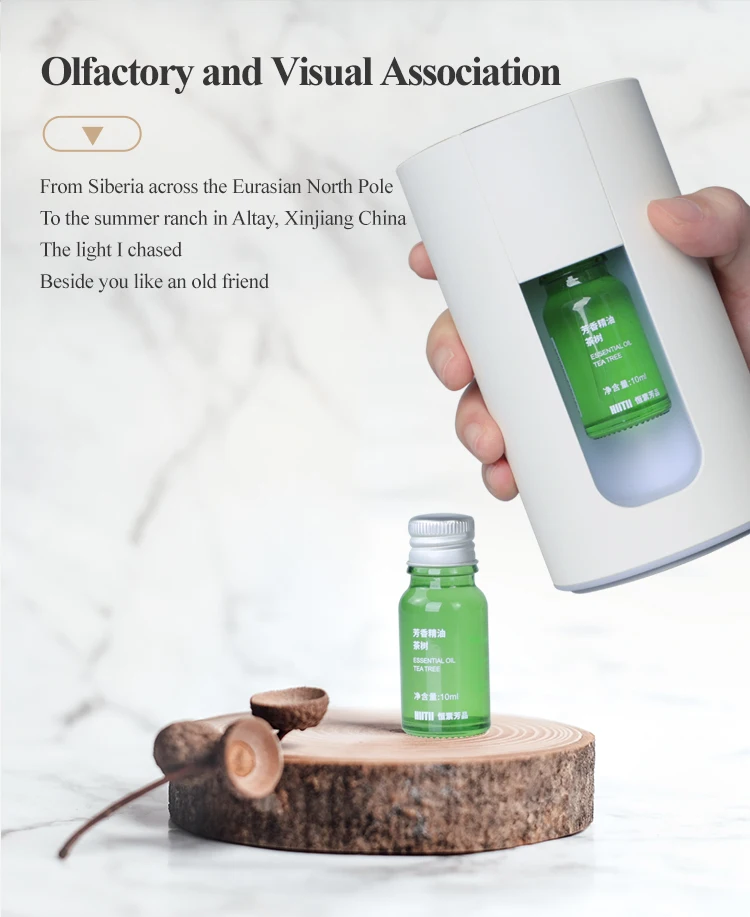 Waterless And Wireless Essential Oil Diffuser Usb Battery Operated ...