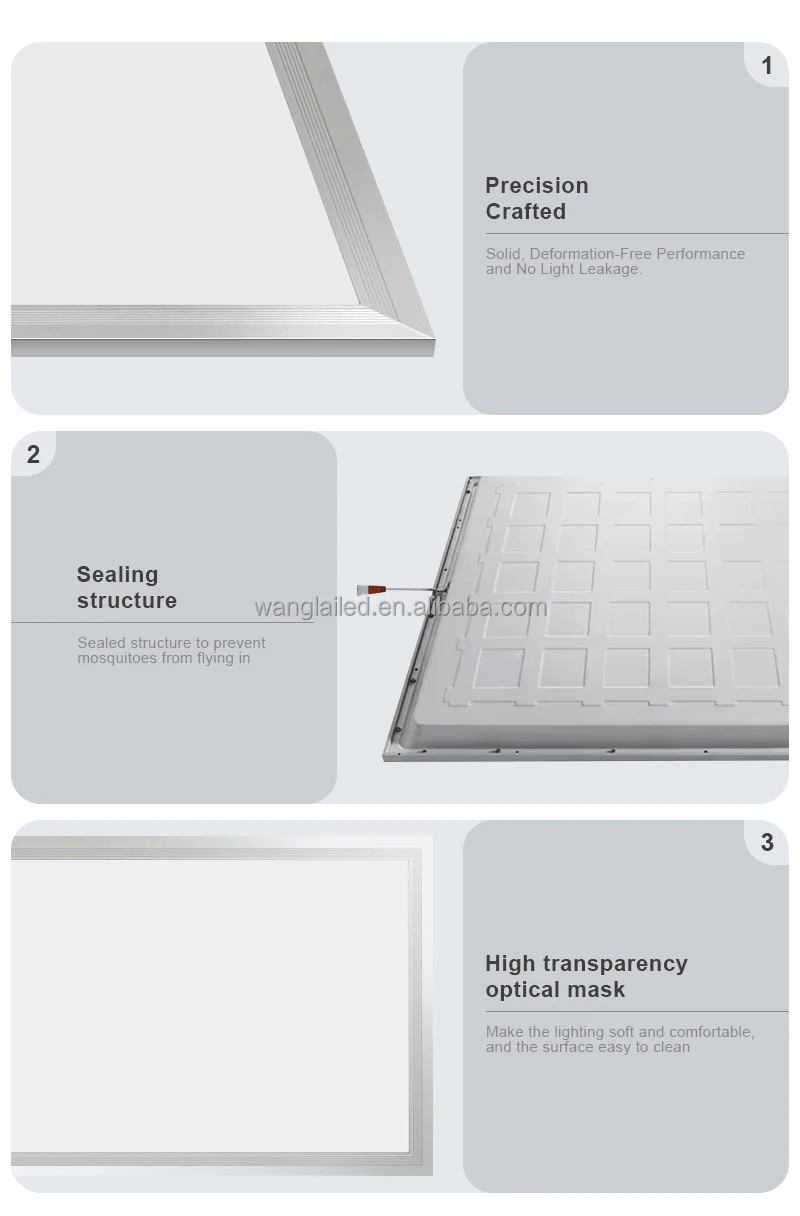 Back Lit 30x30 60x60 600x600 LED Ceiling Lights - Efficient