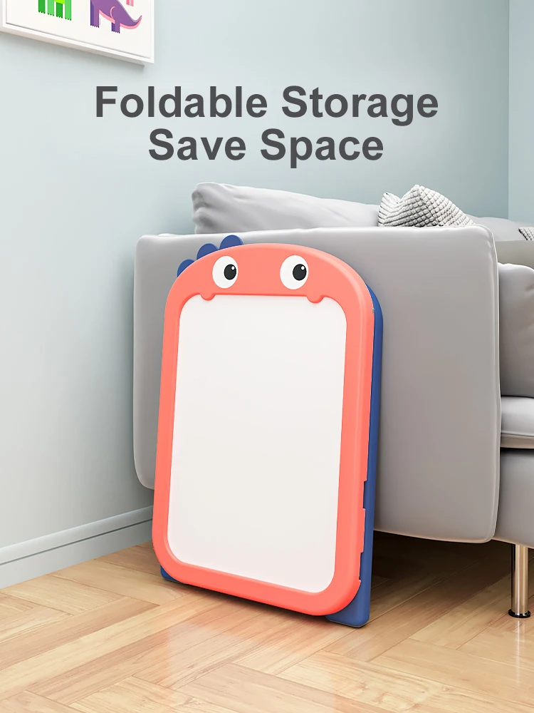 Foldable Children's Drawing Board - Adjustable Height & Stability