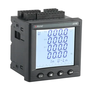 Apm800 3 Phase Rs485 Ac Multi-function Electric Power Analyser Power Quality Meter - Buy 3 Phase ...