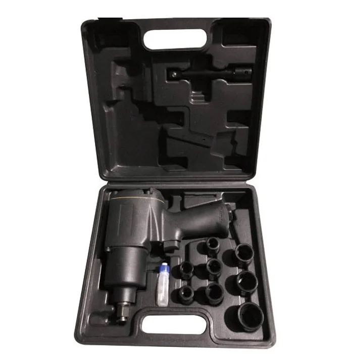 17pcs 1/2" Air Impact Wrench Kit Reversible Adjustable Torque Air ...
