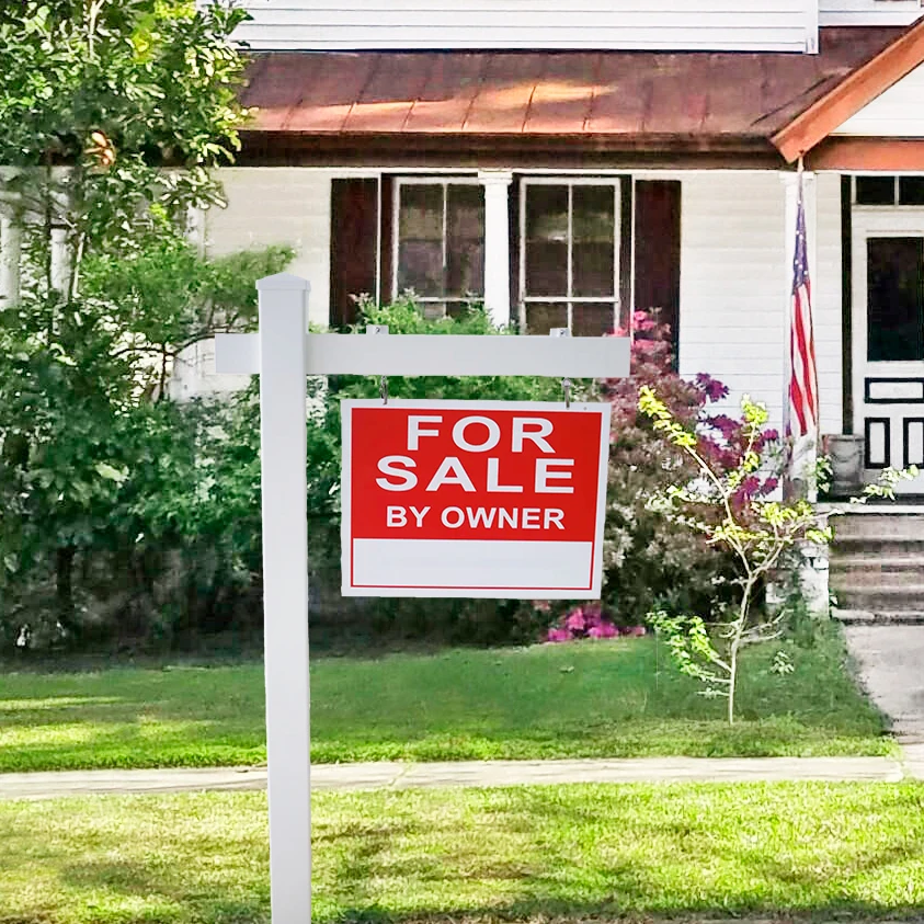 Custom Real Estate Outdoor Advertising Sign Post Real Estate Sign Post ...