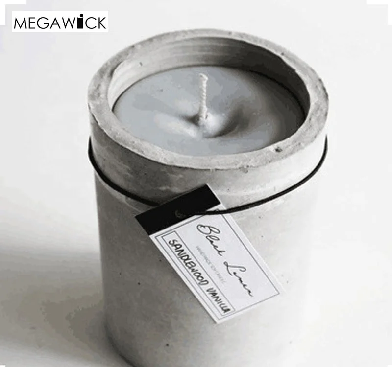 New Arrival Cement Candle Containers - Perfect for Home Decor