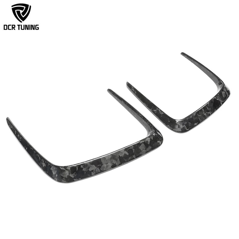 G80 Forged Carbon Front Hood Canards for BMW M3 G80 G81 Dry Carbon Fiber Engine Hood Canards ...