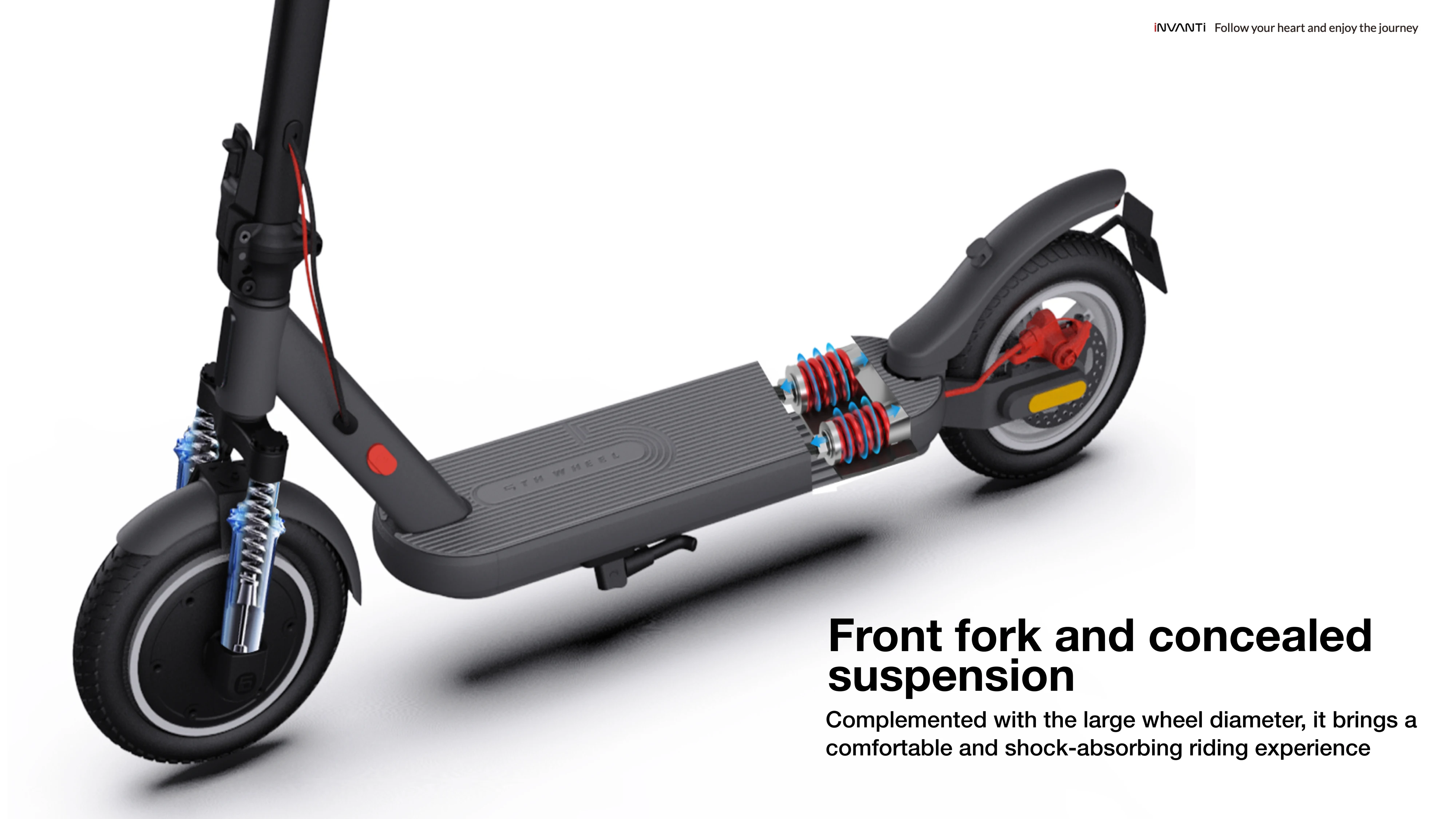 INVANTI Chargeable All Terrain Long Range Electric Scooters