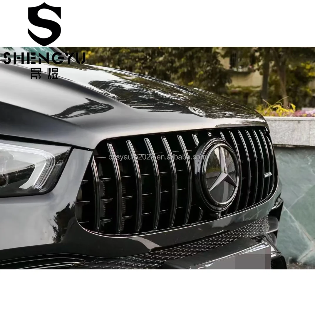 Body Kit Include Front Bumper Assembly Rear Lip Exhaust For Mercedes Benz Gle W167 2020 Change ...