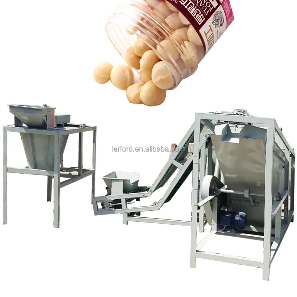 Macadamia Nuts Sorting Grading Cracking Shelling Machine Walnut Separator Processing Equipment