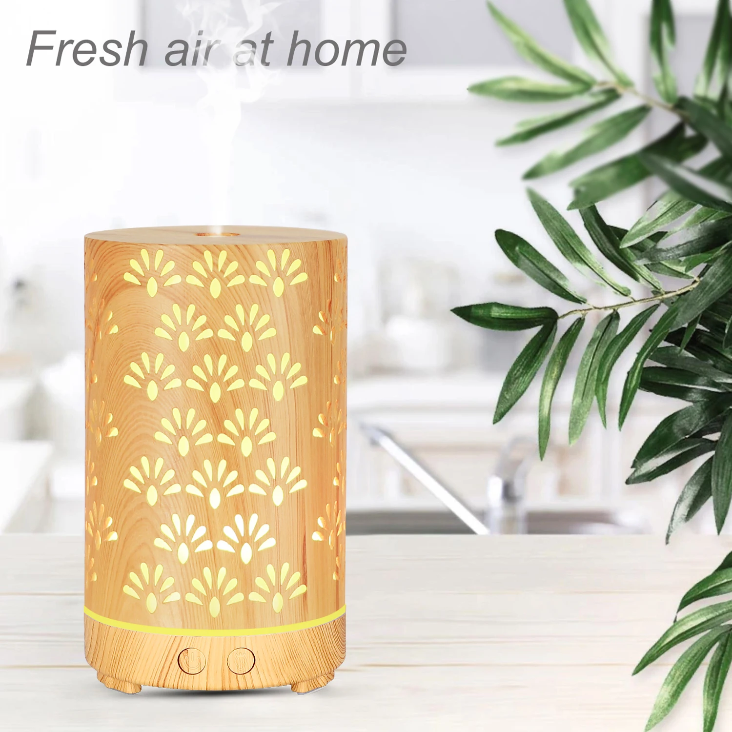 Fresh Air Cool Mist Office 200ml Evaporative Hollow Carving Aromatic ...