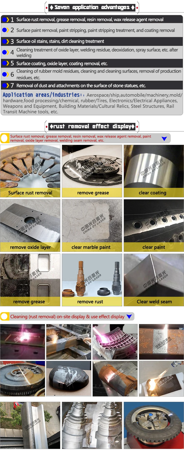 2000w Continuous Laser Cleaning Machine Laser Cleaner Stone Cleaning ...