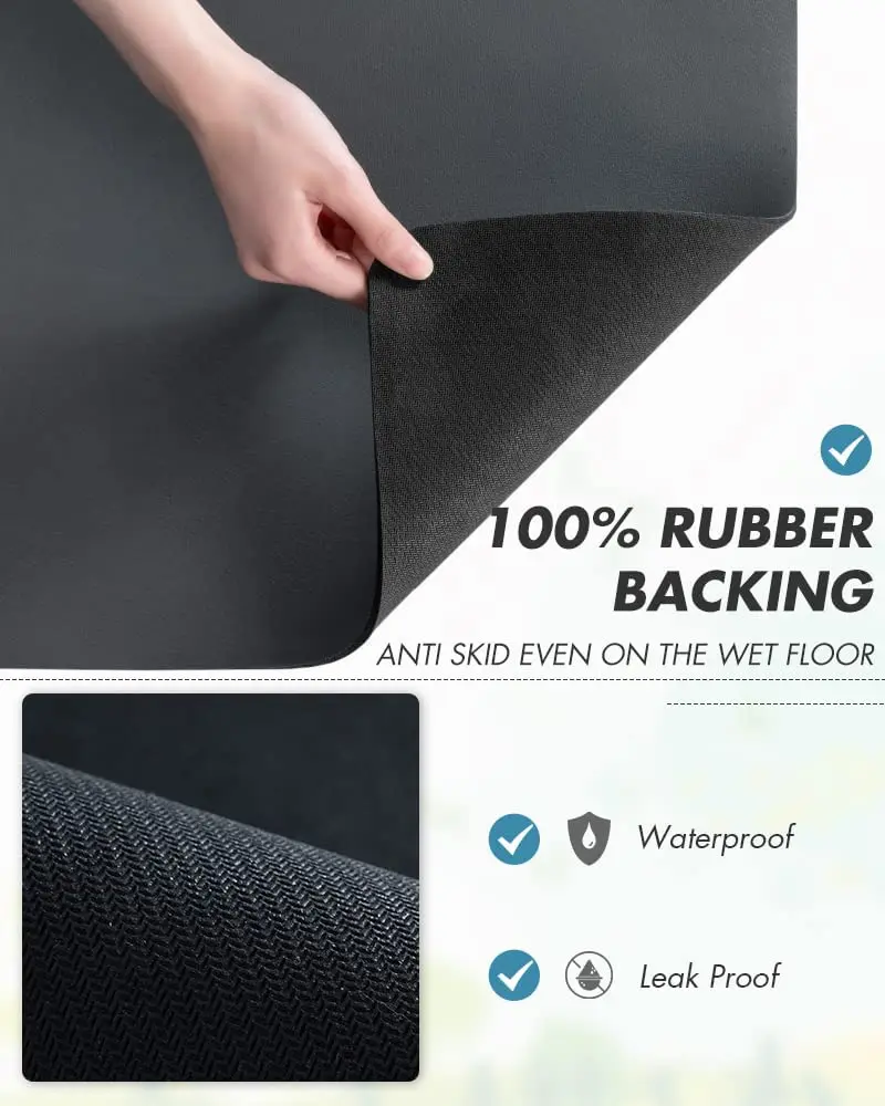 Super Absorbent Dish Drying Mats - Diatomite Kitchen Mats